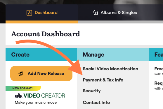 How do I add or update my tax information? – CD Baby Help Center
